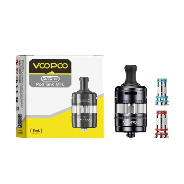 Elektromos cigaretta, E-Liquid. Voopoo PnP X Pod Tank Patron Fekete 5 ml